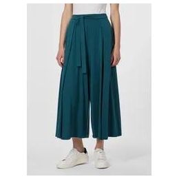 Culotte Ragwear "ROZALIA", Damen, Gr. L, N-Gr, ocean gr&uuml;n, Single Jersey, Obermaterial: 48% Viskose, 47% Polyester, 5% Elasthan, unifarben, wadenlang, Hosen Culotte, Viskose mit weitem Bein und Bindeband f&uuml;r angenehmes Tragegef&uuml;hl