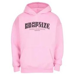 Kapuzensweatshirt DROPSIZE "Dropsize SUCCESS GLITCH HOODIE", Herren, Gr. S, pink, 70% Baumwolle, 30% Polyester, bedruckt, Sweatshirts
