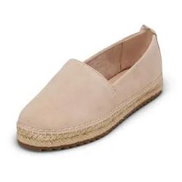 Marc O'Polo Espadrille MARC O'POLO "aus edlem Velours-Ziegenleder", Damen, Gr. 40, sand, Obermaterial: 100% Leder (Ziege), unifarben, Schuhe Espadrille