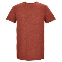T-Shirt "GS 49 MN TSHRT", Damen, Gr. 3XL, rot, Obermaterial: 58% Polyester, 42% Baumwolle, G.I.G.A. DX BY KILLTEC, Rundhals, Shirts T-Shirt, Melange-T-Shirt, ultrafeine Streifen, weich, strapazierf&auml;hig