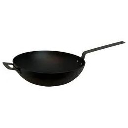 Wok RONNEBY BRUK "Ultra Light Professional Wok-Pfanne, &Oslash; 32 cm, mit Schmiedeeisengriffen", schwarz, B:32cm H:14,5cm L:60cm, Pfannen, Wok