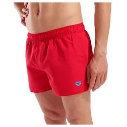 Badeshorts arena "FUNDAMENTALS X-SHORT R", Herren, Gr. XL, N-Gr, rot, turquoise, Obermaterial: 100% Polyester, Badehosen Badeshorts