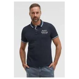 Poloshirt Gaastra, Damen, Gr. XL, blau, Piqu&eacute;, Material: 100% Baumwolle, bedruckt, bestickt, regular fit normal, hoch geschlossener Ausschnitt, eingesetzt B&uuml;ndchen, Shirts, aus Baumwolle