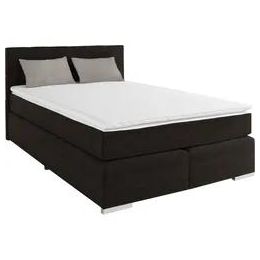 Boxspringbett COTTA "Simba", braun, L:209cm, Komplettbetten, Boxspringbett, wahlweise mit oder ohne Matratze und Topper bestellbar, Topseller