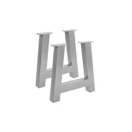 Tischgestelle / Silber / A-Form / A-Gestell Silber