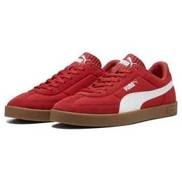 Sneaker Puma "Puma Club II Era The Stands Sneakers Erwachsene", Herren, Gr. 47, candy apple wei&szlig; rot, Obermaterial: Kuhleder, Textil, Synthetik. Futter: Textil. Innensohle: Textil. Laufsohle: Gummi, Schuhe Sneaker