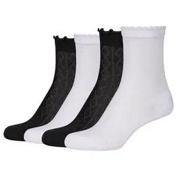 Socken Camano, Damen, Gr. 39-42, wei&szlig; mix, Baumwollmischung, Socken Socken