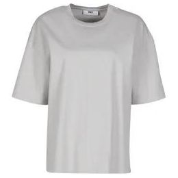 T-Shirt DEF "DEF DEF Essential T-Shirt", Damen, Gr. S, grau washed, 100% Baumwolle, unifarben, oversize, Rundhals, Shirts T-Shirt