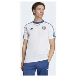 T-Shirt Adidas PERFORMANCE "ITALIEN ORIGINALS", Herren, Gr. 3XL, crystal wei&szlig;, Obermaterial: 52% Baumwolle, 48% Polyester, Rundhals, Shirts T-Shirt