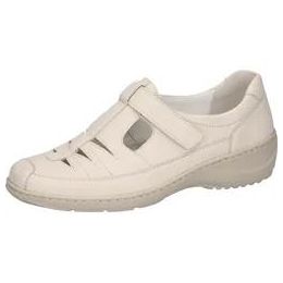Waldl&auml;ufer Klettschuh WALDL&Auml;UFER "KYA", Herren, Gr. 6,5, creme, Nappaleder, unifarben, Basic, Schuhe Klettschuh, Bequemschuh, Halbschuh mit Klettverschluss, in Komfortweite K