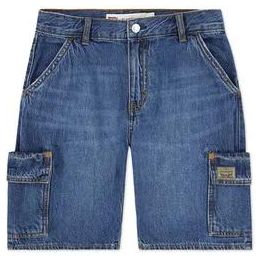 Levi's Cargoshorts LEVI'S KIDS "DENIM CARGO SHORTS", Jungen, Gr. 8 (128), N-Gr, tumbleweed, Denim/Jeans, Obermaterial: 100% Baumwolle, unifarben, regular fit ca. Mitte Oberschenkel, Hosen, mit Cargo Taschen