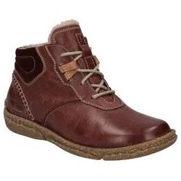 Stiefelette Josef Seibel "Neele 62, bordeaux", Damen, Gr. 37, rot (bordeaux), Obermaterial: 100% Rindsleder Leather cow., Schuhe Stiefelette
