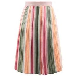 Plisseerock happy girls, M&auml;dchen, Gr. 152, powder pink, Web, Obermaterial: 100% Polyester. Futter: 100% Polyester, gestreift, bequem ca. Mitte Wade, R&ouml;cke