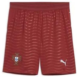 Sporthose Puma "Portugal 2026 Shorts Herren", Herren, Gr. L, Normalgr&ouml;&szlig;en, club rot gr&uuml;n lagoon, Obermaterial: 100% Polyester. Besatz: 88% Polyester, 12% Elasthan. Einsatz: 100% Polyester, unifarben, regular fit, Hosen Sporthose
