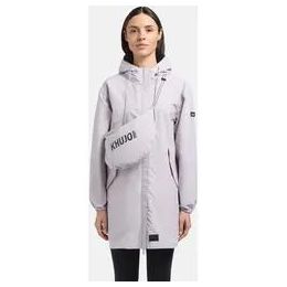Kurzmantel Khujo "Ameti", Damen, Gr. XS (34), lila, Material: 100% Nylon, gerade Po-bedeckend, hoch geschlossener Ausschnitt, &Auml;rmel ohne &Auml;rmelschlitz elastischer Bund mit Windstopper, M&auml;ntel Kurzmantel, Ultraleichter kurzer &Uuml;bergangsmantel