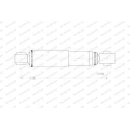 Monroe Sto&szlig;d&auml;mpfer G1454 hinten rechts links Zweirohr f&uuml;r NISSAN E6210JX50C E6210BJ00A