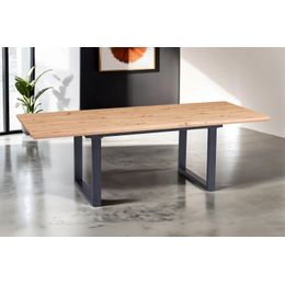Esstisch BIRD / 180x90 / U-Gestell Schwarz