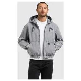 Blouson Khujo "DARREL", Herren, Gr. XL, grau, Canvas, 100% Baumwolle, regular fit h&uuml;ftlang, eingesetzt elastischer Bund mit Gummizug, Jacken Blouson