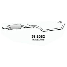 Asso Mittelschalld&auml;mpfer 586062 f&uuml;r VW