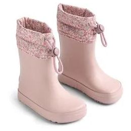 Stiefel Wheat "Wheat Barefoot Rubber Boot Zerro", Damen, Gr. 35, rose powder, unifarben, Schuhe Stiefel