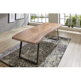 Baumkantentisch HALMSTAD / naturfarben / 180x90