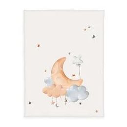 Babydecke Baby Best "BabyBest Moon and Stars", bunt, B:75cm L:100cm, Polyester, Wohndecken, Babydecke, niedliches Motiv