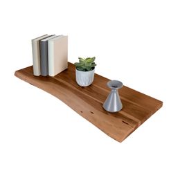 Holzplatte ARYA / nussbaumfarben / 80 cm