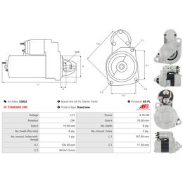 AS-PL Starter s3022 f&uuml;r NISSAN MITSUBISHI