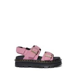Sandale Dr. Martens "Zebzag", Damen, Gr. 39, rosa, Leder, Schuhe Sandale, Plateau, Sandalette, Sommerschuh mit typisch gelber Rahmennaht