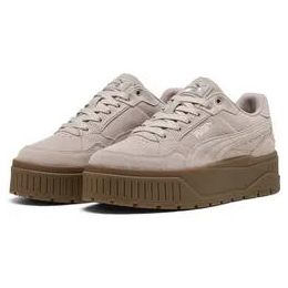 Sneaker Puma "Karmen II Idol Suede Sneakers Damen", Herren, Gr. 42.5, rose latte beige, Obermaterial: Synthetik, Textil, Kuhleder. Futter: Textil. Innensohle: Textil. Laufsohle: Gummi, Schuhe Sneaker