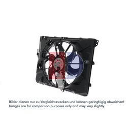 AKS DASIS L&uuml;fter, Motork&uuml;hlung 058066N &Oslash;480mm 480mm f&uuml;r BMW 17427563259 7590699 7563259