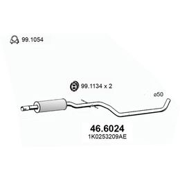 Asso Mittelschalld&auml;mpfer 466024 f&uuml;r SEAT