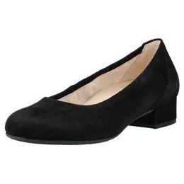 Pumps Gabor COMFORT "Gabor Comfort Pumps Veloursleder", Damen, Gr. 37,5, schwarz, schwarz, Veloursleder, Schuhe Pumps