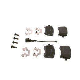Bosch Bremsbelagsatz, Scheibenbremse 0 986 494 583 hinten rechts links mit Feder f&uuml;r SKODA VW SEAT AUDI 7H0698451A 7H0698451B 7H0698451