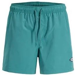 Jack & Jones PlusSize Badeshorts "JPSTMAUI TROPIC SOLID SWIM SHORTS PLS", Herren, Gr. 46, N-Gr, colonial blau, Polyester, JACK & JONES PLUSSIZE, unifarben, Badehosen Badeshorts