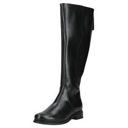 Stiefel Gabor COMFORT "Gabor Comfort Stiefel Leder", Damen, Gr. 39, schwarz, Leder, Schuhe Stiefel