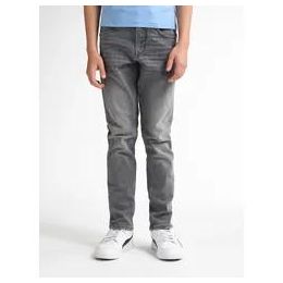 5-Pocket-Jeans PETROL INDUSTRIES "Russel Regular", Jungen, Gr. 152, N-Gr, grau, Denim/Jeans, Obermaterial: 83% Baumwolle, 15% Polyester, 2% Elasthan, regular fit, Jeans 5-Pocket-Jeans, for BOYS