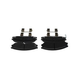 Bosch Bremsbelagsatz, Scheibenbremse 0 986 494 650 vorne rechts links mit Feder f&uuml;r HYUNDAI KIA HAIMA (FAW) SSANGYONG NISSAN 41060MB225 581014AA26 581
