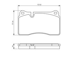 Bosch Bremsbelagsatz, Scheibenbremse 0 986 494 207 vorne rechts links f&uuml;r VW SEAT CUPRA AUDI 8J0698151H 8J0698151K 8J0698151M