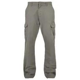 Cargohose Urban Classics "Urban Classics Herren Straight Leg Cargo Pants", Herren, Gr. 32, Normalgr&ouml;&szlig;en, asphalt, 100% Baumwolle, unifarben, loose fit, Hosen Cargohose