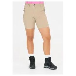Shorts WHISTLER "LALA", Damen, Gr. 44, EURO-Gr&ouml;&szlig;en, natur, 92% Polyester, 8% Elasthan, mehrfarbig, kurz, Hosen Shorts, mit extra komfortablem Funktionsstretch