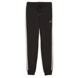 Sporthose Puma "Essentials Elevated Jogginghose Herren", Herren, Gr. XS, Normalgr&ouml;&szlig;en, schwarz, Obermaterial: 100% Baumwolle. Rippe: 3% Elasthan, 97% Baumwolle. Seitentasche &ndash; Oben: 100% Baumwolle, unifarben, regular fit, Hosen Sporthose