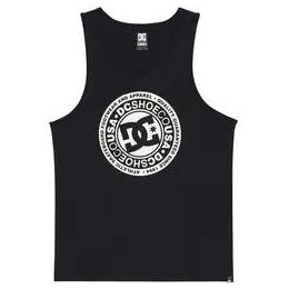Tanktop DC Shoes "Circle Star", Herren, Gr. XXL, schwarz (schwarz, snow wei&szlig;), Obermaterial: 100% Walkfrottier;, Tops Tanktop