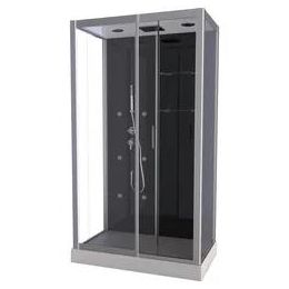 Komplettdusche MARWELL "Pacio", wei&szlig;, neutral, B:115cm H:217cm T:85cm, Duschkabinen, inkl. Armaturen