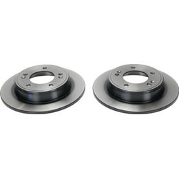 TRW Bremsscheibe DF6627 hinten rechts links voll 262mm f&uuml;r HYUNDAI KIA 58411-A6300 58411-3X300