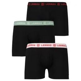 Boxershorts Lerros "Boxershorts 3er Pack Mixed Colours", Herren, Gr. XXL, mix pack 290, 290, 290, 95% Baumwolle, 5% Elasthan, Unterhosen, Unterhosen, Mehrfarbig, Unterw&auml;sche, 3 St&uuml;ck, Baumwoll-Elasthan-Mix