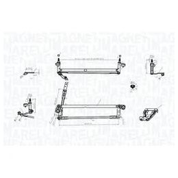 MAGNETI MARELLI Wischergest&auml;nge 085570177010 vorne 12V f&uuml;r AUDI 1K1955601A 5K1955601 1K1955601