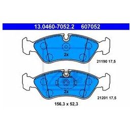 ATE Bremsensatz-Vorn und hinten SG00000DOL Bremsensatz, Scheibenbremse vorne rechts links bel&uuml;ftet 256mm f&uuml;r DAEWOO VAUXHALL SAAB OPEL CHEVROLET 56904