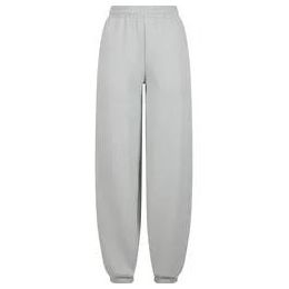 Jogginghose Urban Classics "Urban Classics Ladies Fluffy Sweatpants", Herren, Gr. M, US-Gr&ouml;&szlig;en, lightasphalt, 70% Baumwolle, 30% Polyester, unifarben, loose fit, Hosen Jogginghose