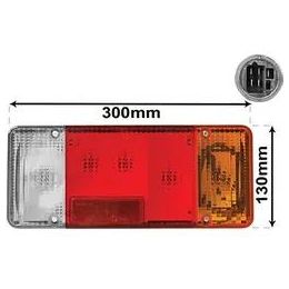 Van Wezel Heckleuchte 2810926 rechts mit Lampentr&auml;ger f&uuml;r IVECO 1904639 0000001904639 1907700